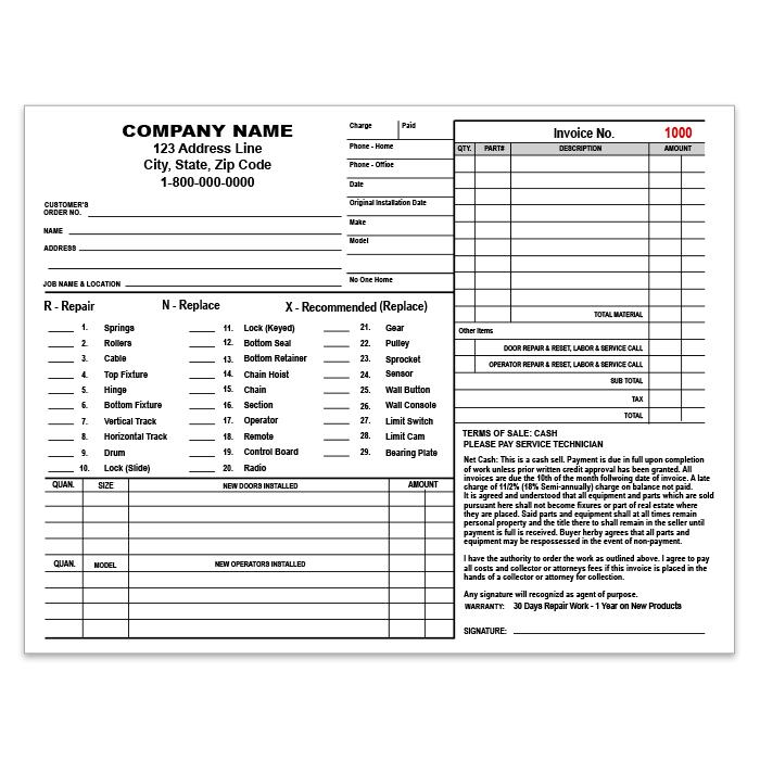 Construction Fence Proposal Contract Custom Invoices DesignsnPrint