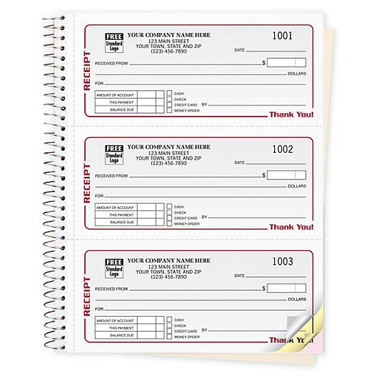 Personalized Carbon Copy Receipt Book Printing DesignsnPrint Personalized Carbon Copy Receipt Book Printing DesignsnPrint